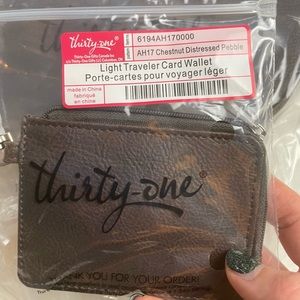 thirty-one | Bags | Thirtyone Chestnut Distressed Pebble Half Moon ...